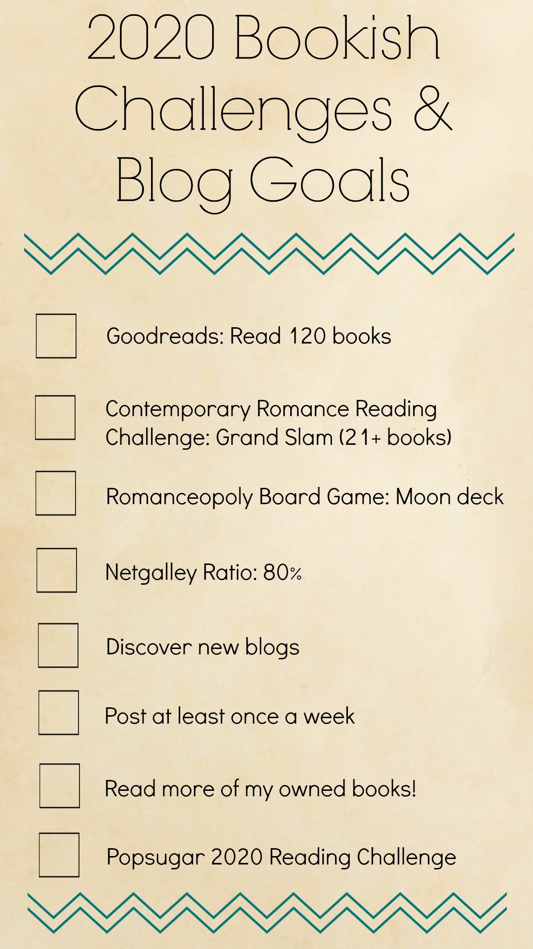 Looking Ahead: 2020 Bookish Challenges & Other Goals – Book Scents